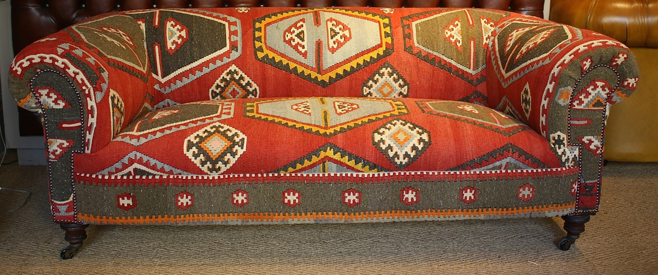 Leather Chairs of Bath Kilim Chesterfield Kilim Sofa Kilim Settee Kilim ...